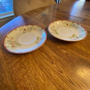 2 Vintage Japan STS Hand Painted Plates - Etsy