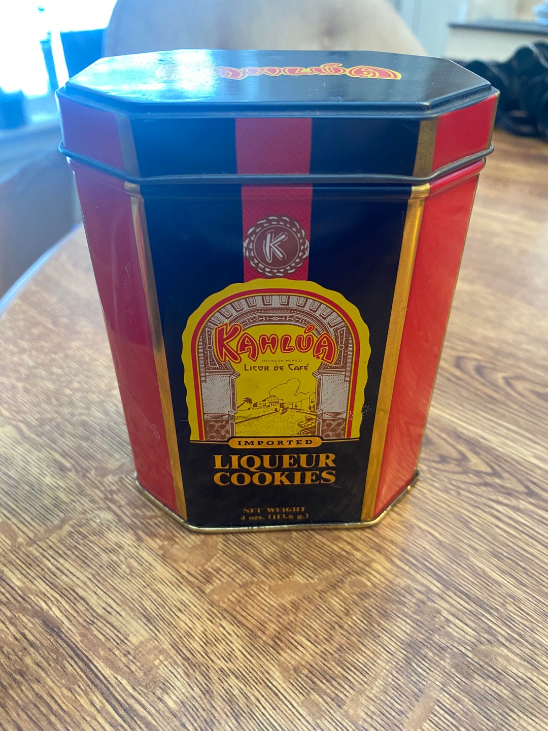 Vintage Kahlua Liqueur Cookies Metal Tin Box - Etsy