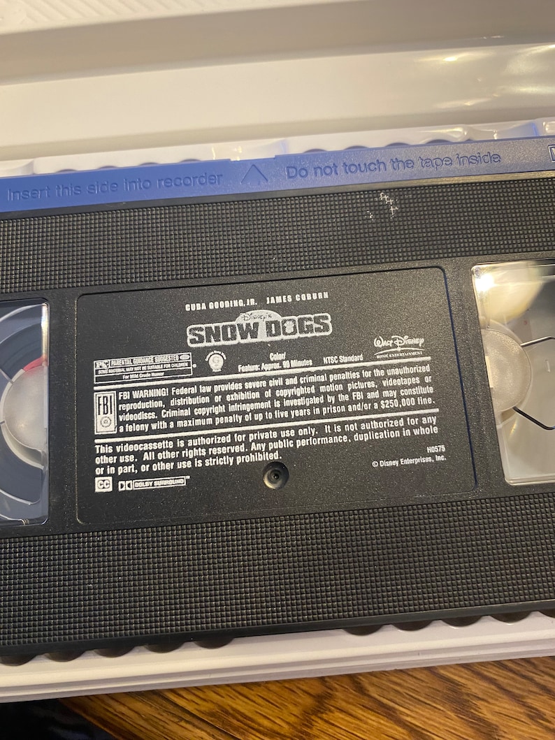 Vintage Disneys Snow Dogs VHS Collectible Movie - Etsy