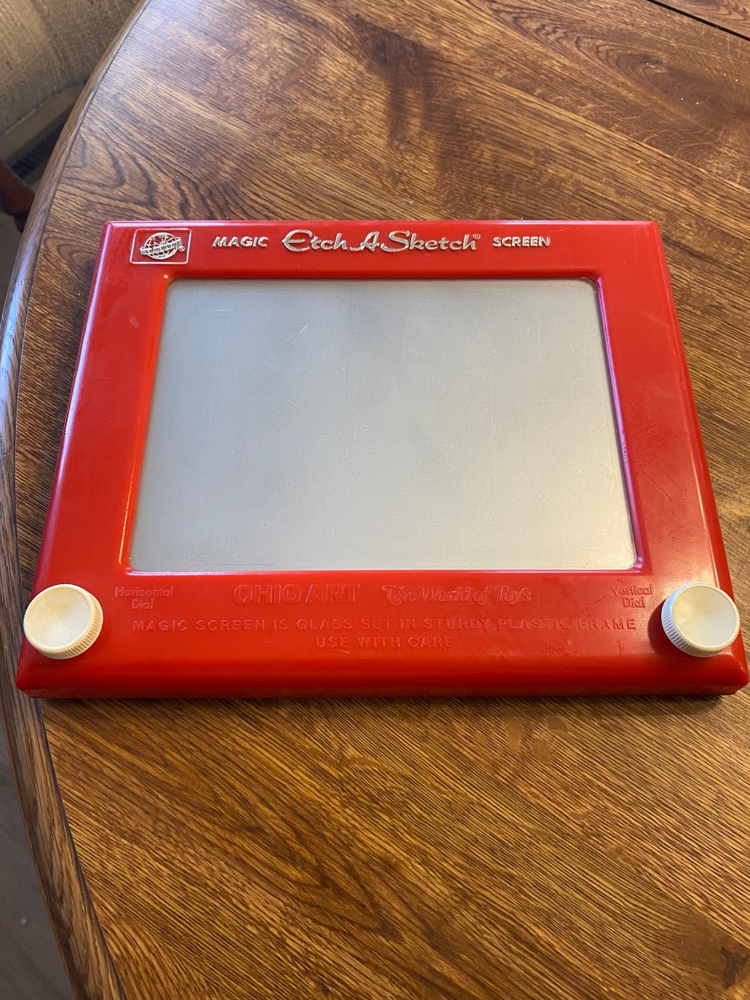 Vintage Magic Etch A Sketch Screen Ohio Art the World of Toys ...