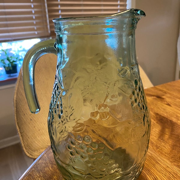 Antique Light Blue Pitcher - Etsy