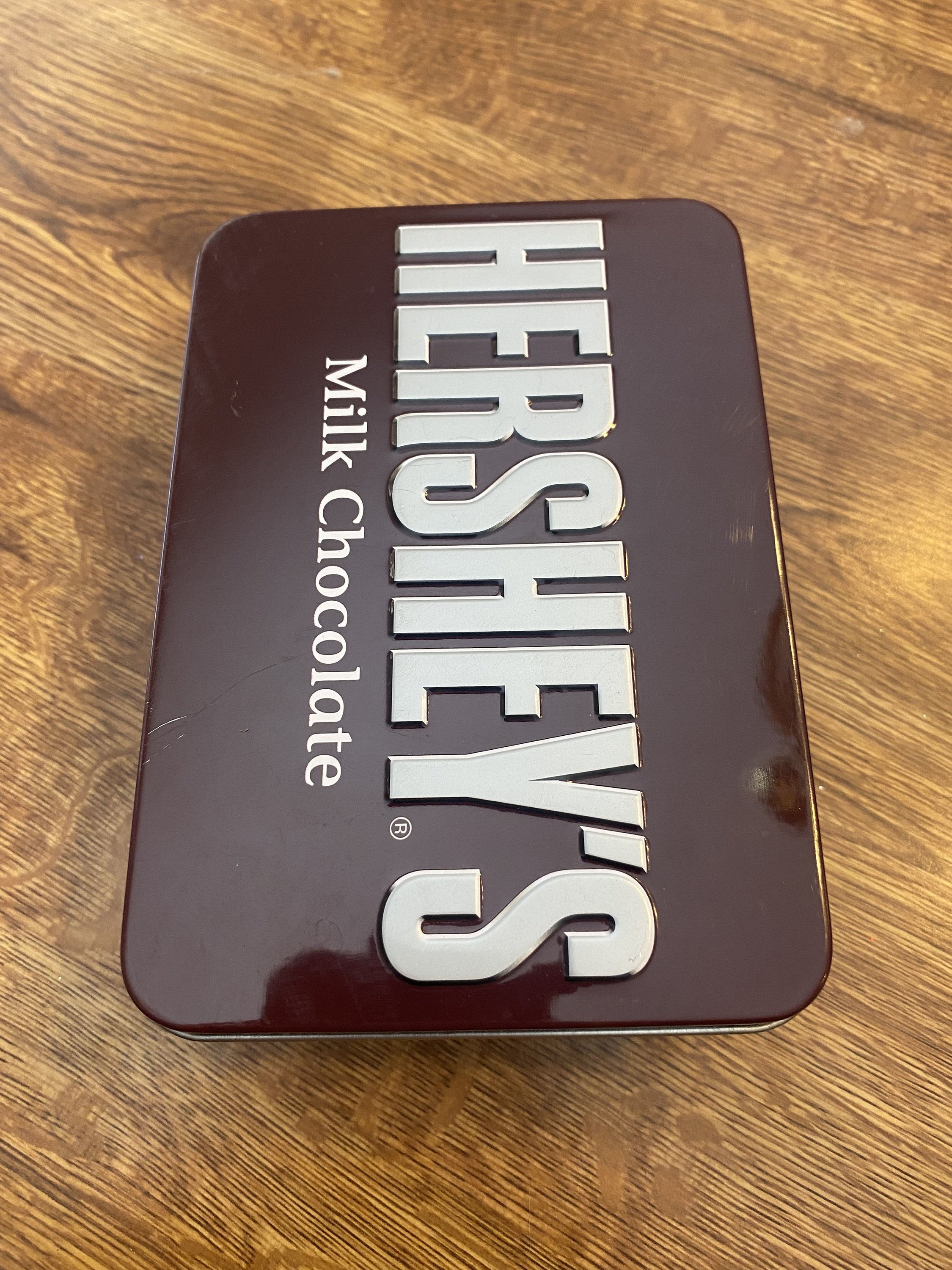 Vintage Hersheys Metal Tin Box Etsy