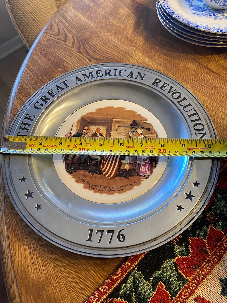Vintage Pewter Collectible the Great American Revolution 1776 - Etsy