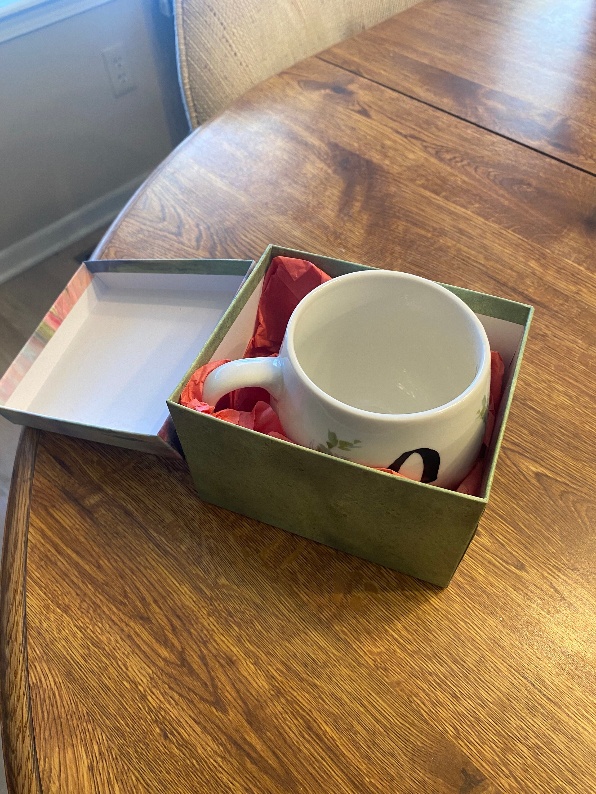 Vintage Prima Design Letter C Floral Coffee Mug - Etsy