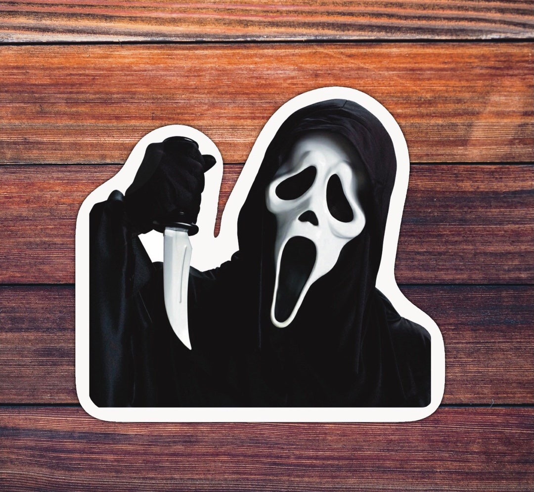 Ghostface Sticker/ Scream Sticker/ Halloween Sticker/ - Etsy