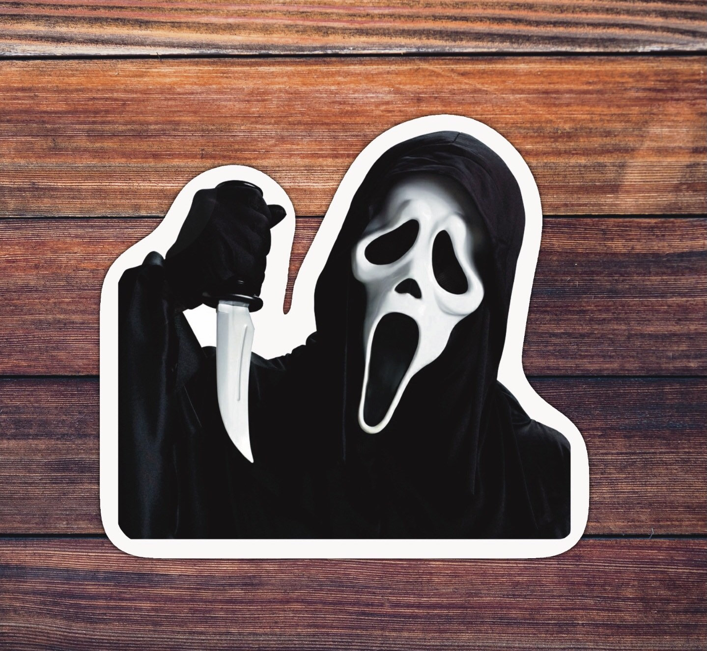 Ghostface Sticker/ Scream Sticker/ Halloween Sticker/ - Etsy