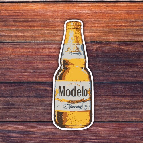 Modelo Sticker/ Beer Sticker/ Alcohol Sticker/ Modelo Beer - Etsy