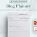 Blog Planner Printable Template KDP Interiors Editable, Printable PDF ...