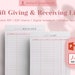 Gift Giving & Receiving List - KDP Interiors Editable, Printable PDF ...