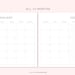 2022 Monthly Planner Printable, Dated Month on 2 Pages, Monthly ...
