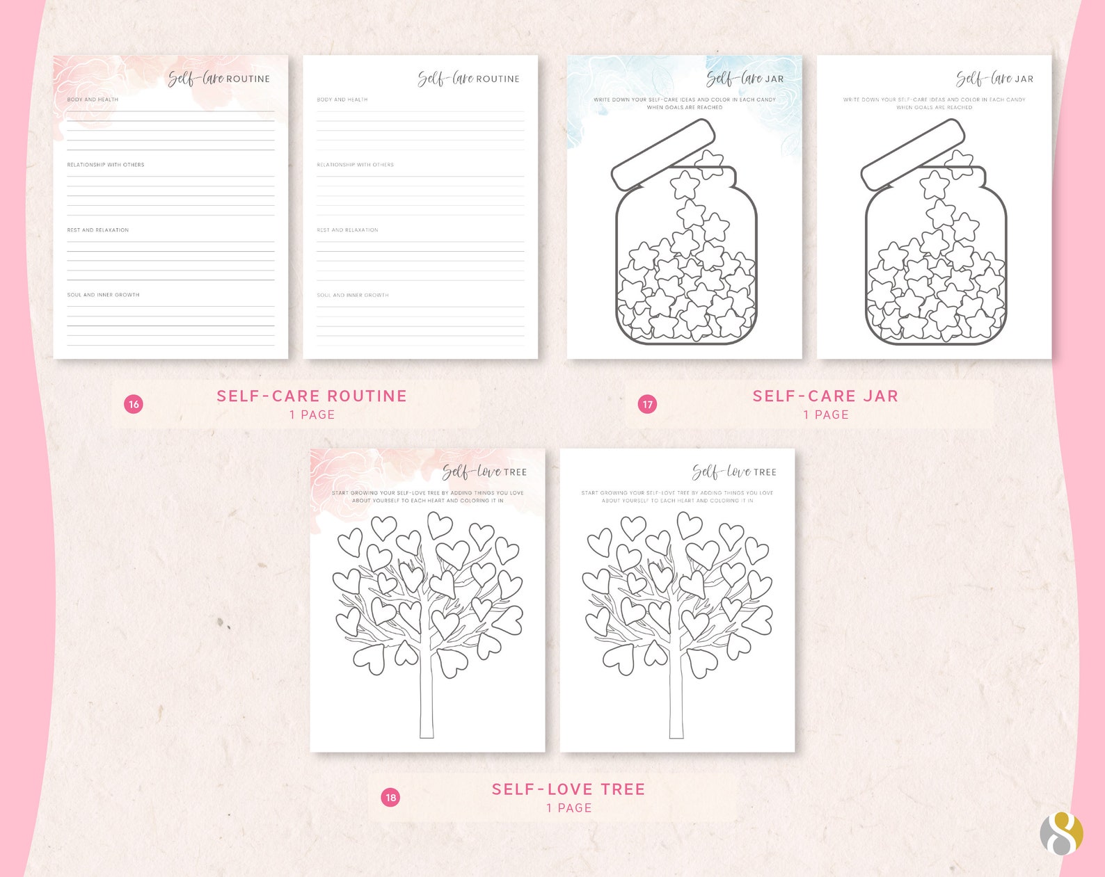 Self Love Journal Planner Printable Wellness Journal Self | Etsy