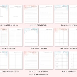 Self Love Journal - Planner Printable, Wellness Journal, Self Care ...