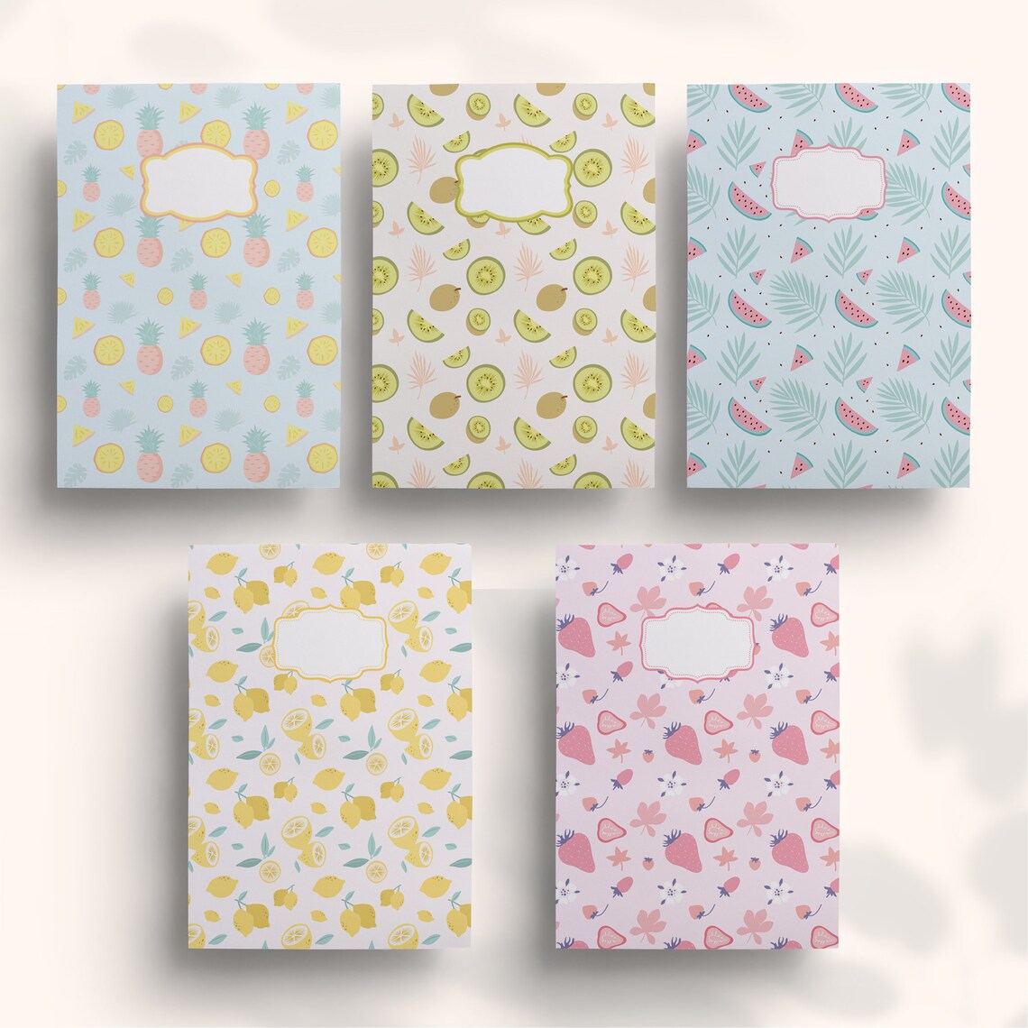 Paperback Book Cover 3 | 6x9+8.5x11 100pages | Digital Pattern Notebook ...