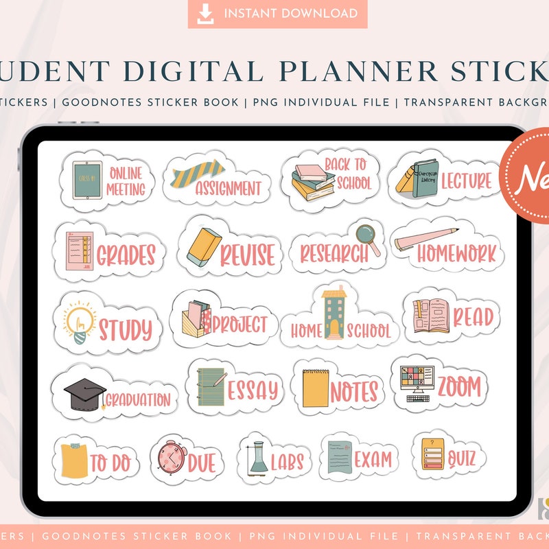 Student Planner Stickers - Etsy