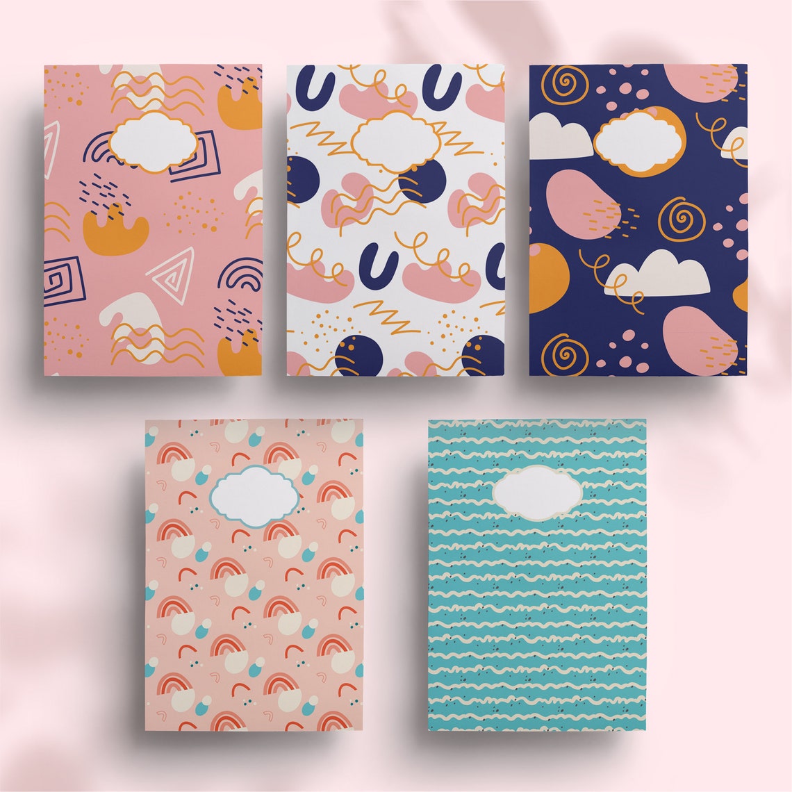 Paperback Book Cover 20 | 6x9+8.5x11 100pages | Digital Pattern ...