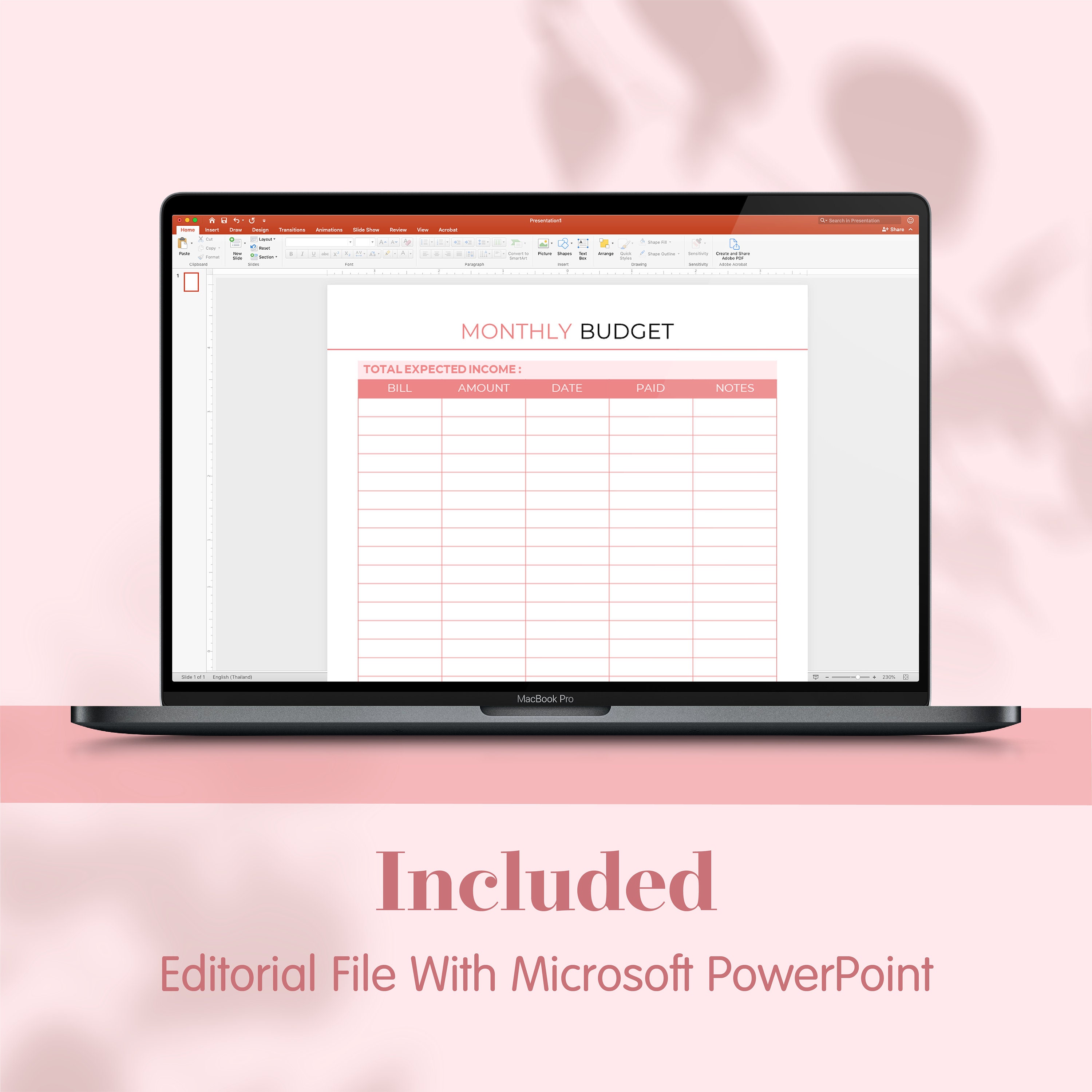 Monthly Budget Planner Template - KDP Interiors Editable, Printable PDF ...