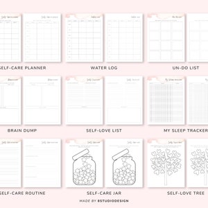 Self Love Journal - Planner Printable, Wellness Journal, Self Care ...