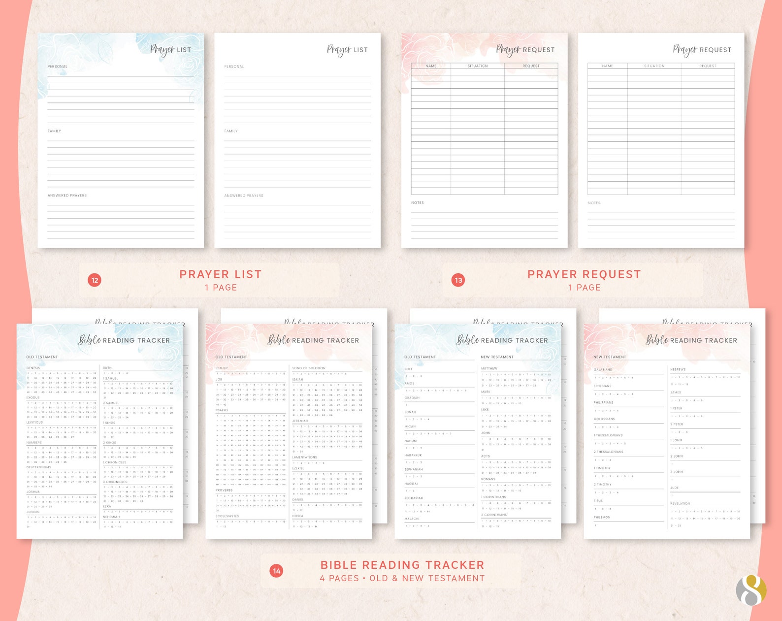 Bible Study Planner Printable Prayer Journal Christian | Etsy