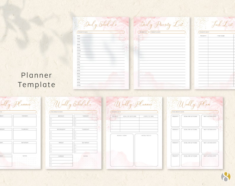 Goal Planner Insert Planner Printable Goal Tracker Goal | Etsy