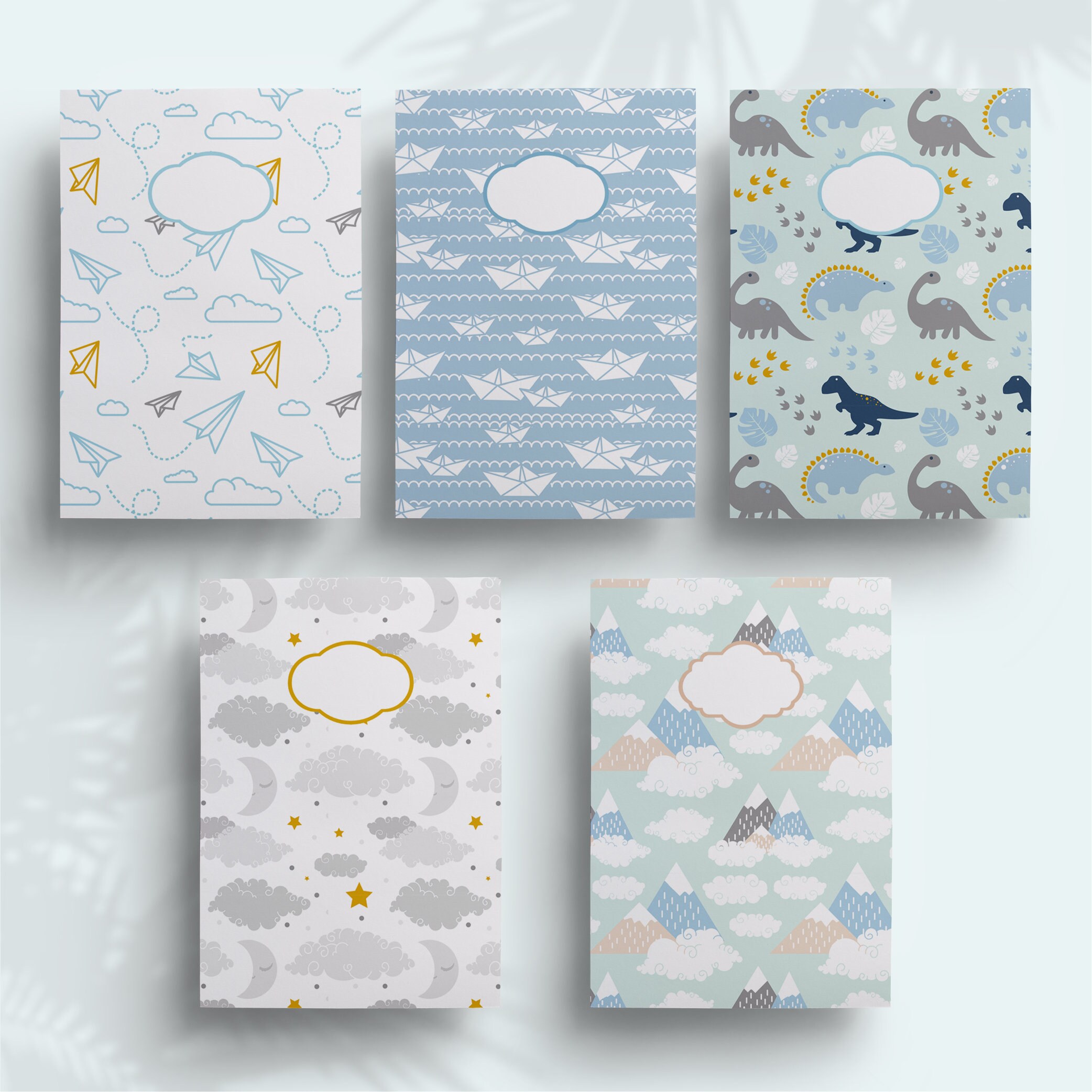 Paperback Book Cover 12 6x98.5x11 100pages Digital Pattern Notebook ...