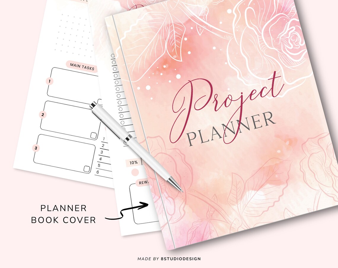Project Planner Printable Productivity Planner, Project Management ...