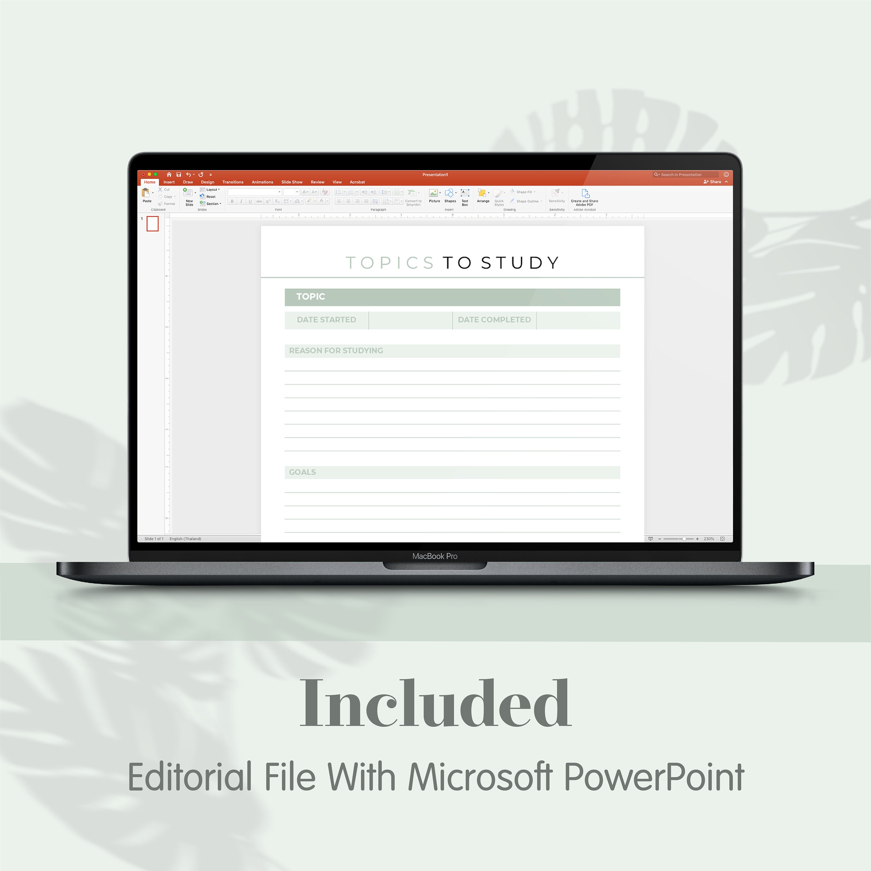 Topics to Study Planner Template KDP Interiors Editable, Printable PDF ...