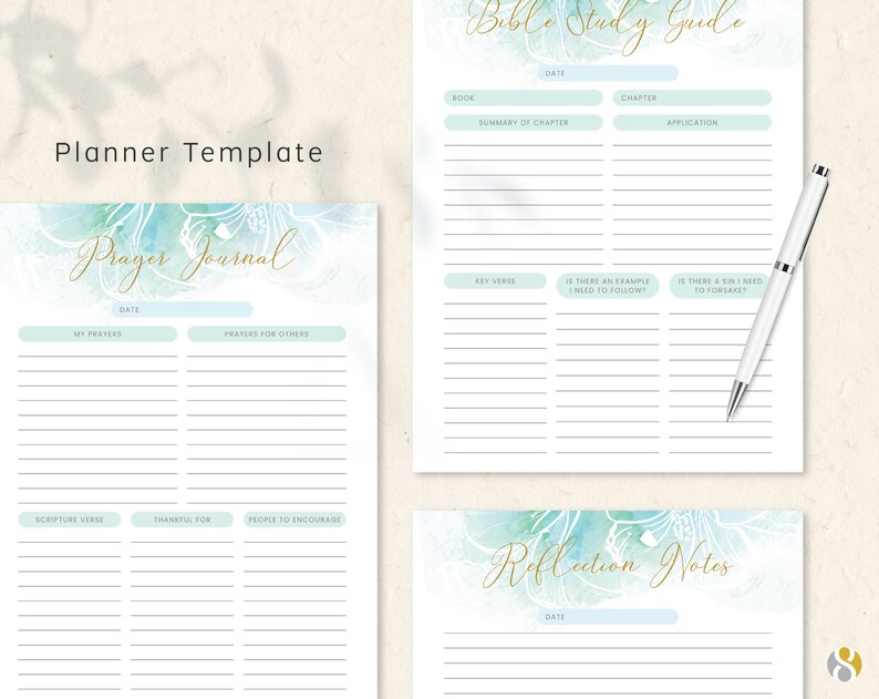 Bible Study Planner Template Planner Printable Prayer Etsy bible-study-planner-template-planner-printable-prayer-etsy