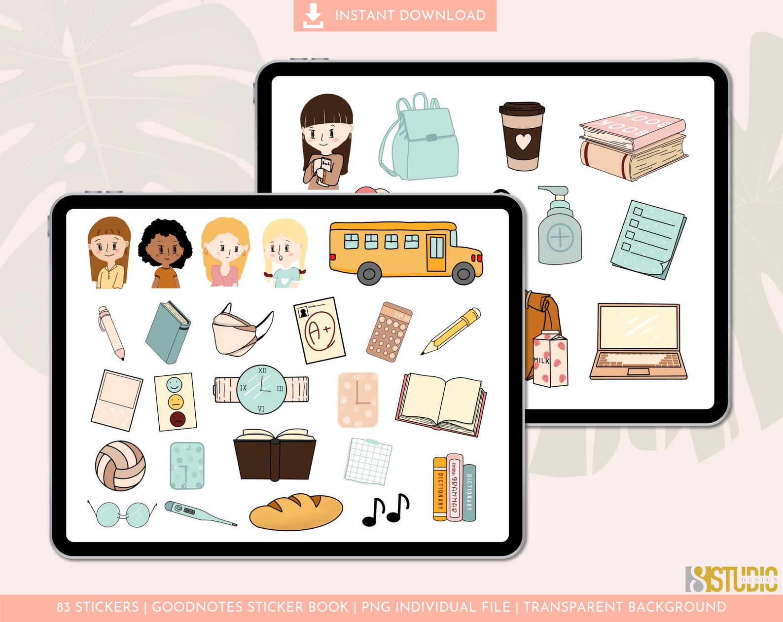 Teacher Stickers for Goodnotes School Pre-cropped Digital - Etsy