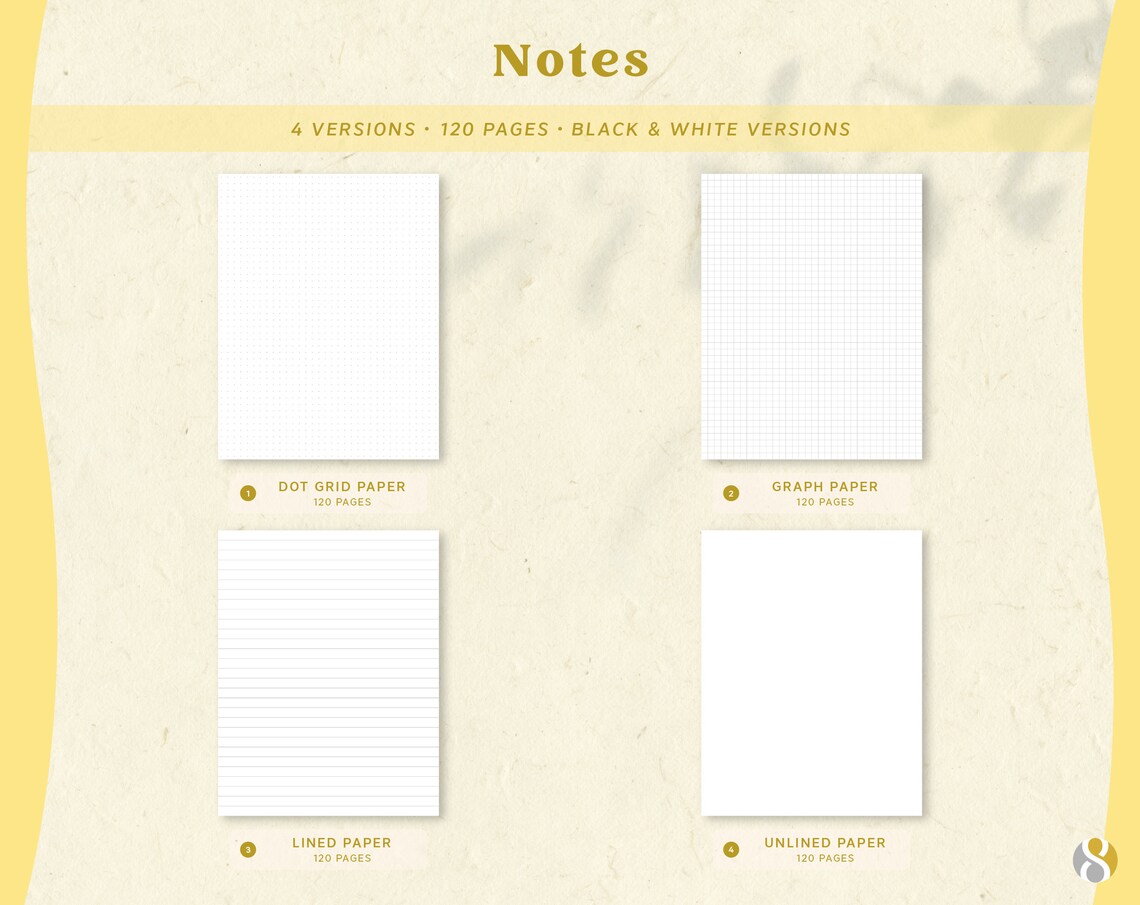 2022 Monthly Planner Printable Dated Month on 2 Pages | Etsy