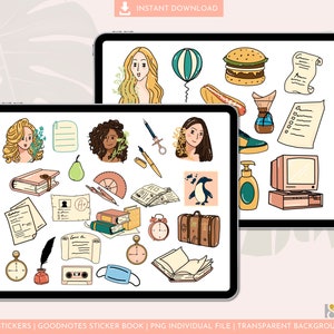 Teacher Stickers - Digital Stickers for Goodnotes, School Pre-cropped ...