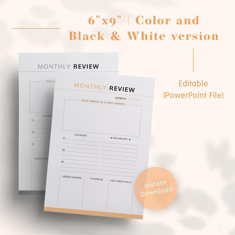 Planner Essentials Printable Template Planner Template KDP - Etsy