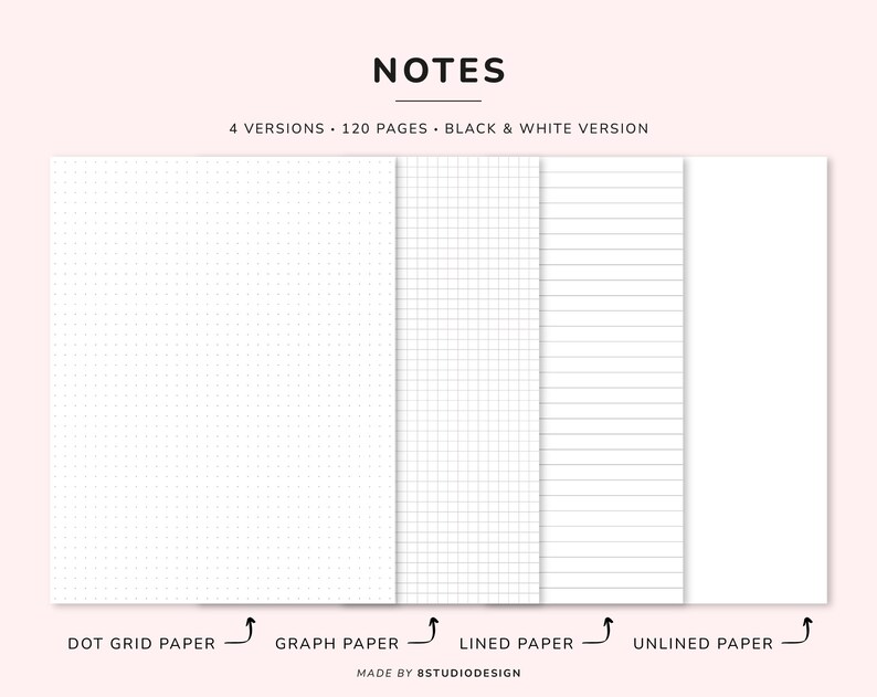 2022 Monthly Planner Printable, Dated Month on 2 Pages, Monthly ...