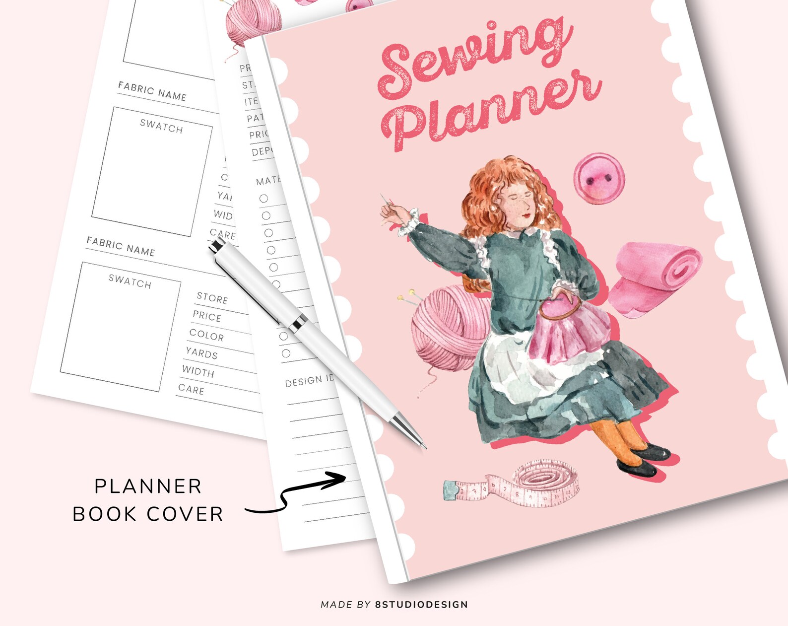 Sewing Planner Planner Printable Sewing Project Planner - Etsy