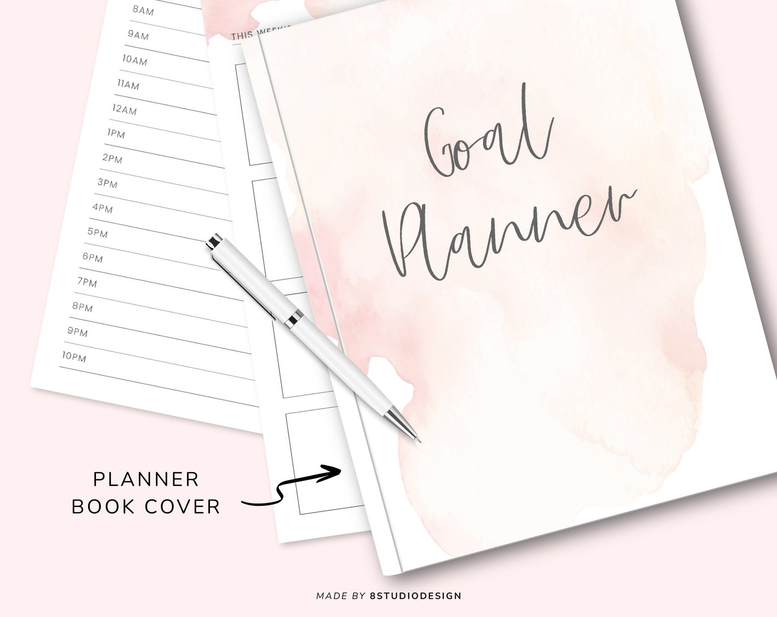 Goal Planner - Planner Printable, Goal Digger, Goal Tracker, Goal Board ...