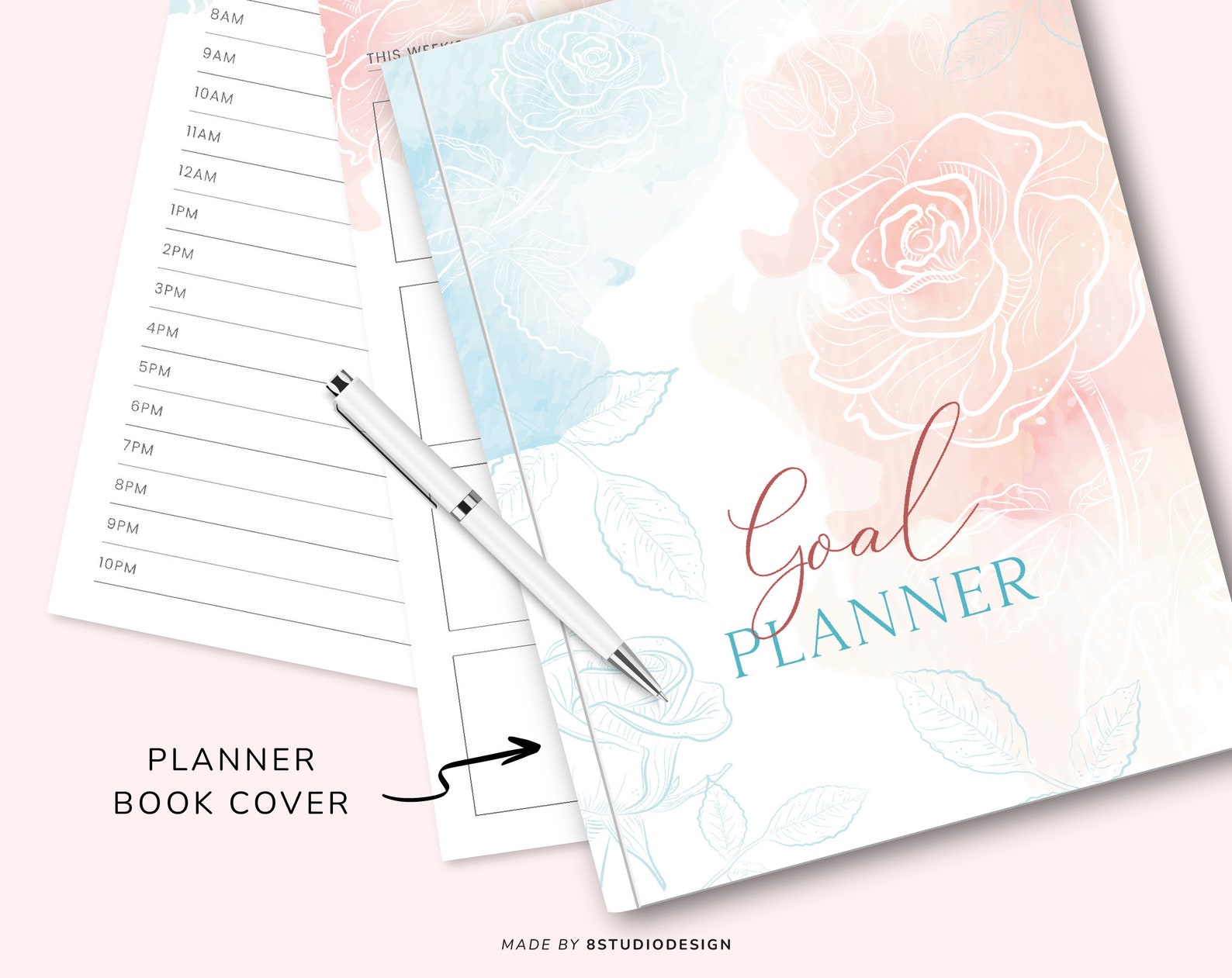 Goal Planner - Planner Printable, Goal Digger, Goal Tracker, Goal Board ...