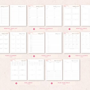 Goal Planner Planner Printable Goal Digger Goal Tracker | Etsy