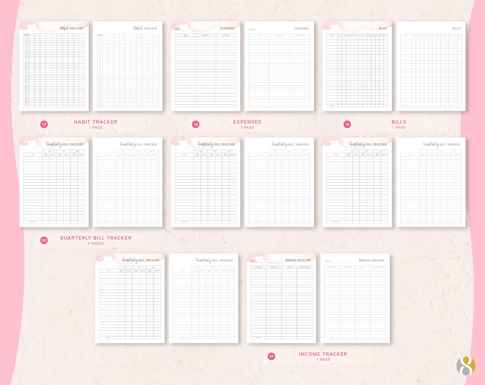 Goal Planner Planner Printable Goal Digger Goal Tracker | Etsy