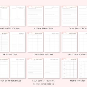 Self Love Journal Planner Printable, Wellness Journal, Self Care ...