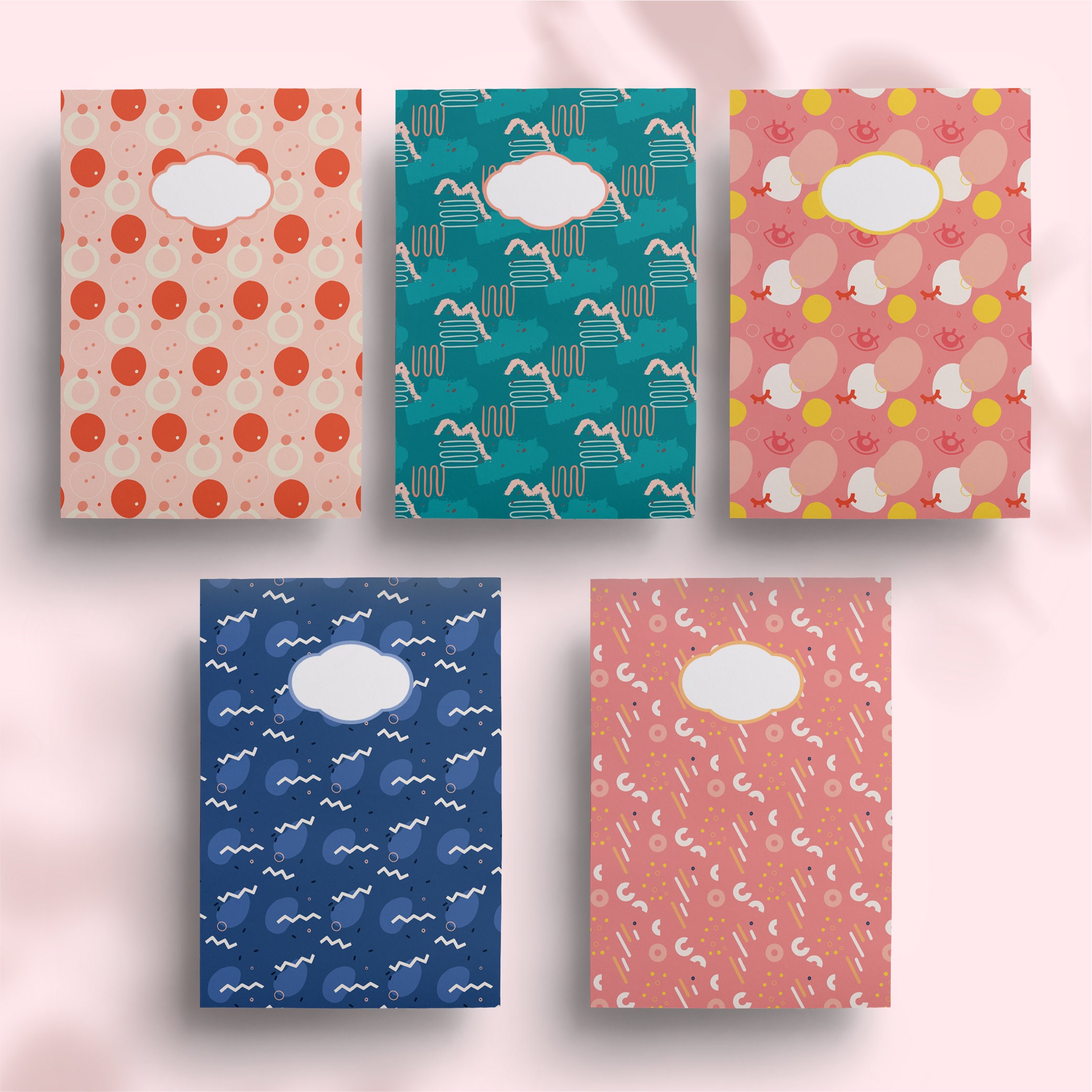 Paperback Book Cover 20 | 6x9+8.5x11 100pages | Digital Pattern ...