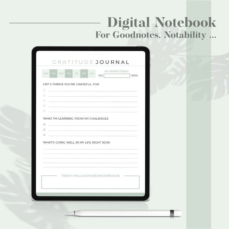 Gratitude Journal Planner Template KDP Interiors Editable - Etsy