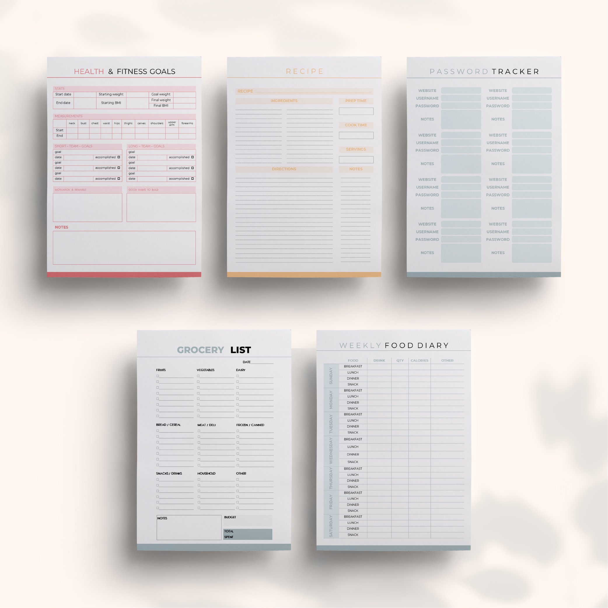 KDP Mega Pack 28 Printable Templates Bundle - KDP Interiors Editable ...