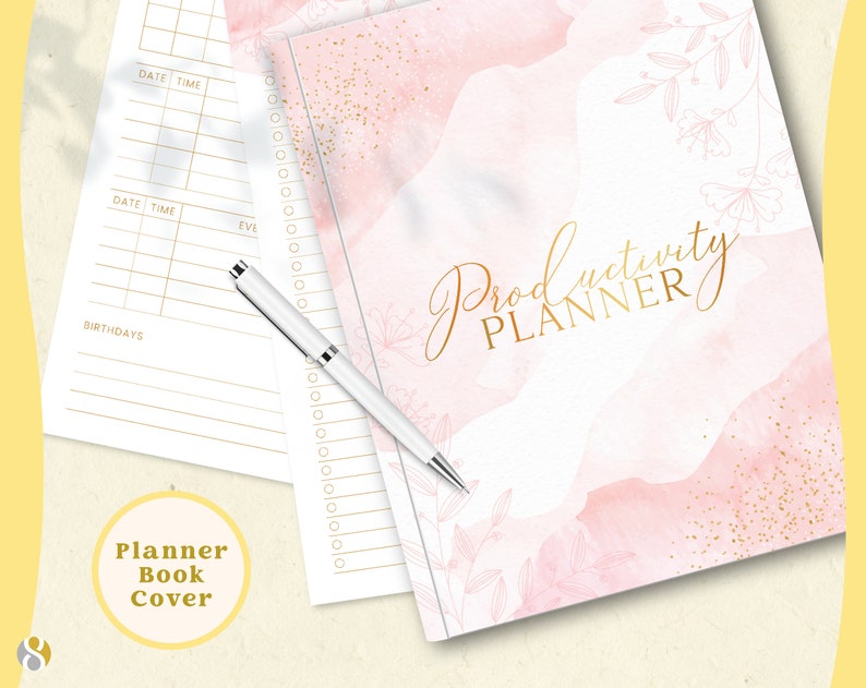 Productivity Planner Printable Daily Weekly Monthly Planner | Etsy