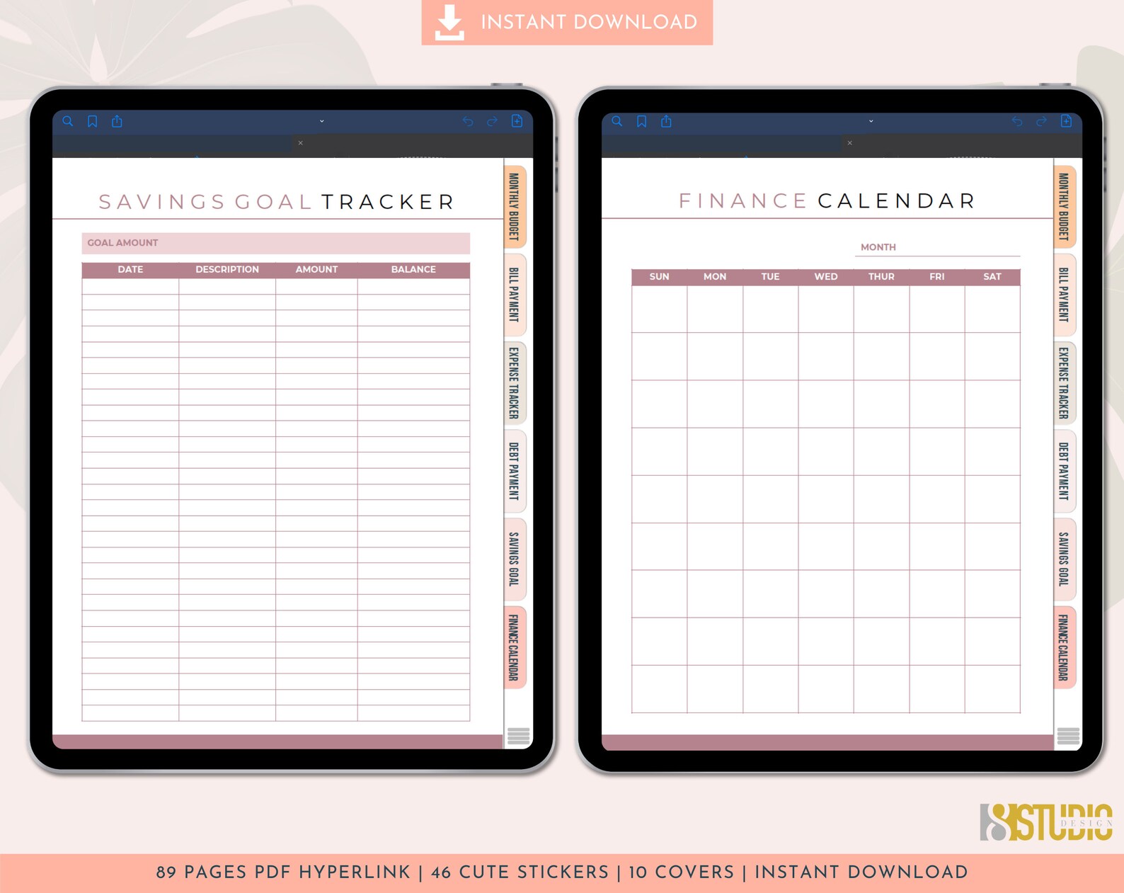 Digital Budget Planner for iPad - Budget Planner for Goodnotes Ipad ...
