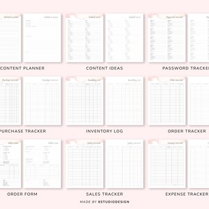 Business Planner - Planner Printable, Small Business, Business ...