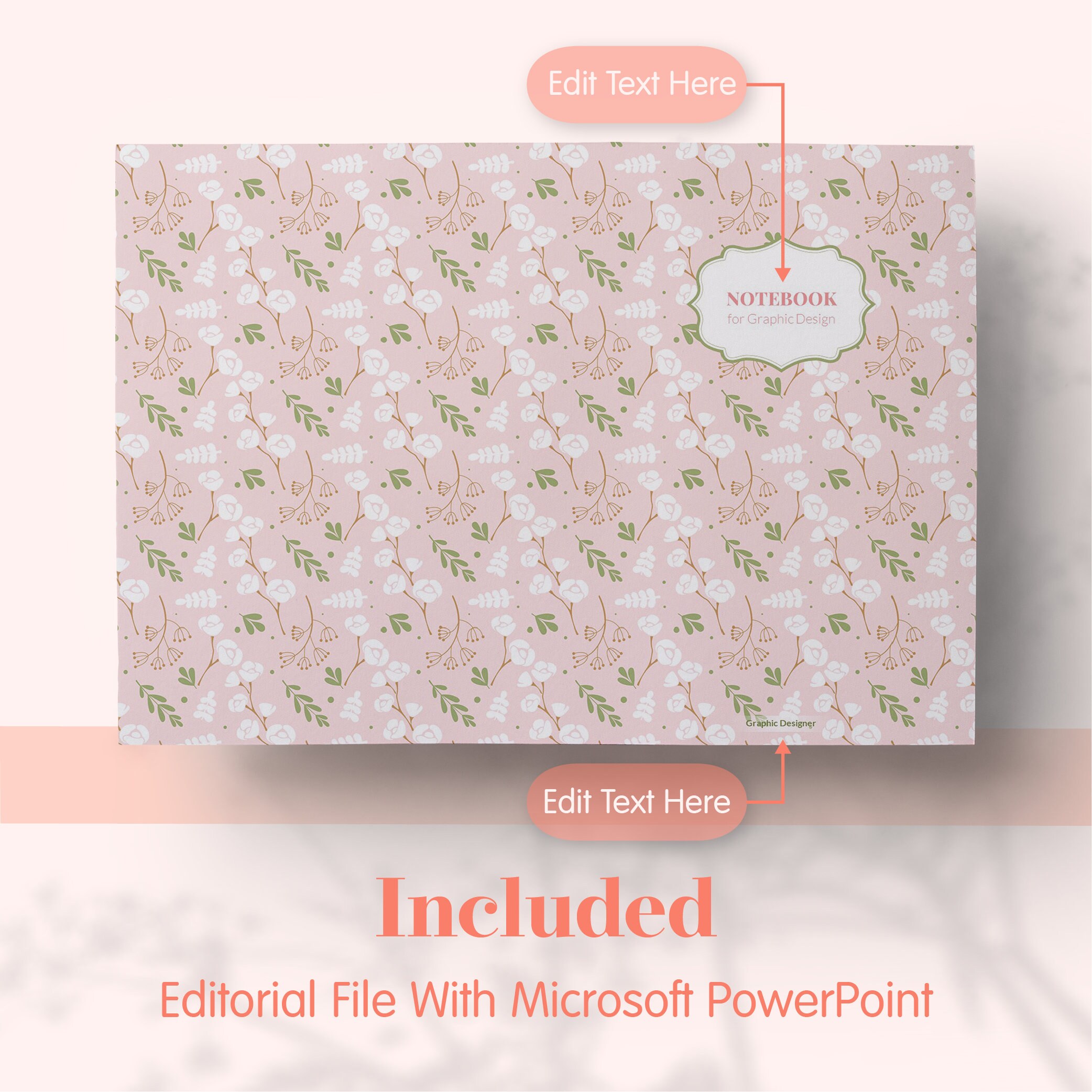 Paperback Book Cover 1 | 6x9+8.5x11 100pages | Digital Pattern Notebook ...