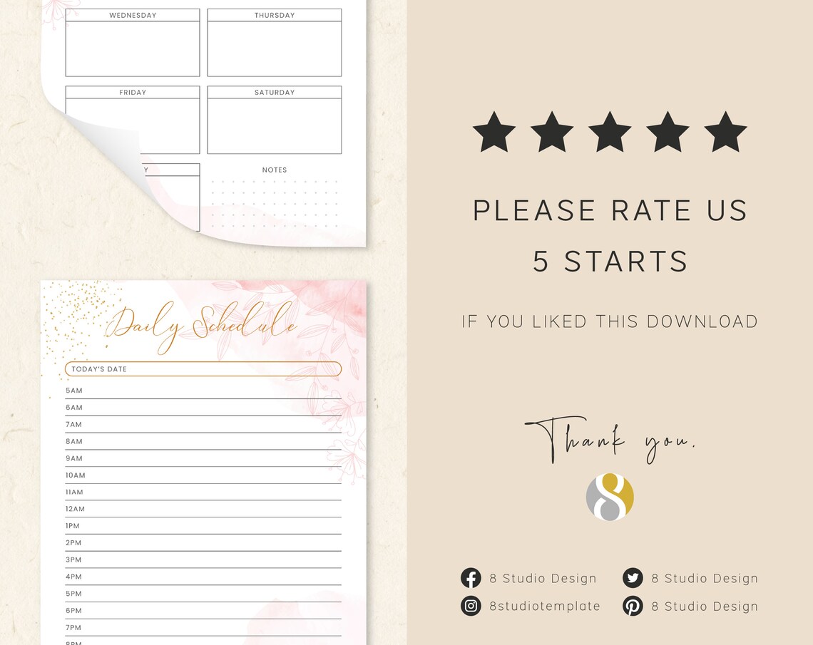 Goal Planner Insert Planner Printable Goal Tracker Goal | Etsy