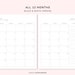 2022 Monthly Planner Printable, Dated Month on 2 Pages, Monthly ...