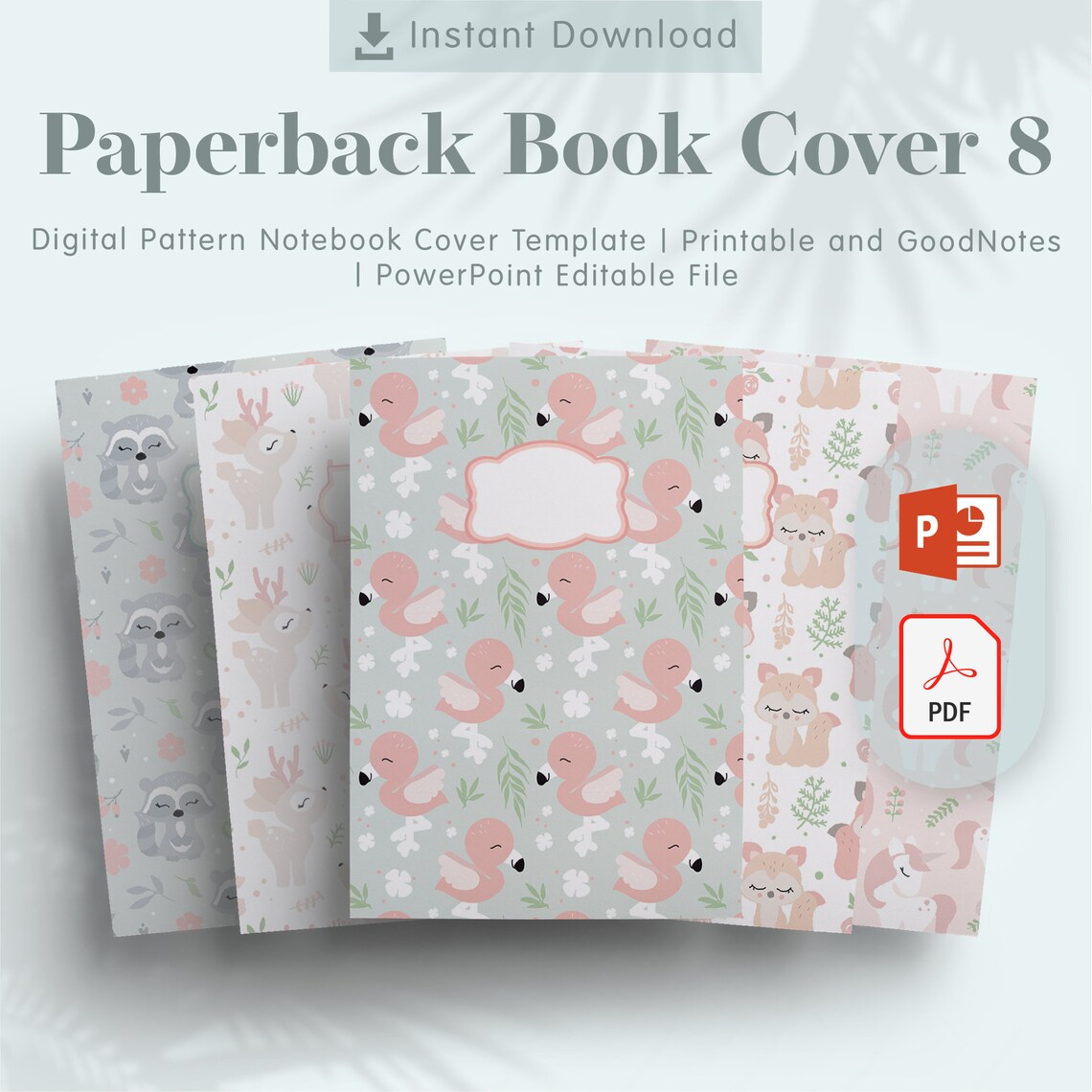 Paperback Book Cover 8 6x98.5x11 100pages Digital Pattern Notebook ...