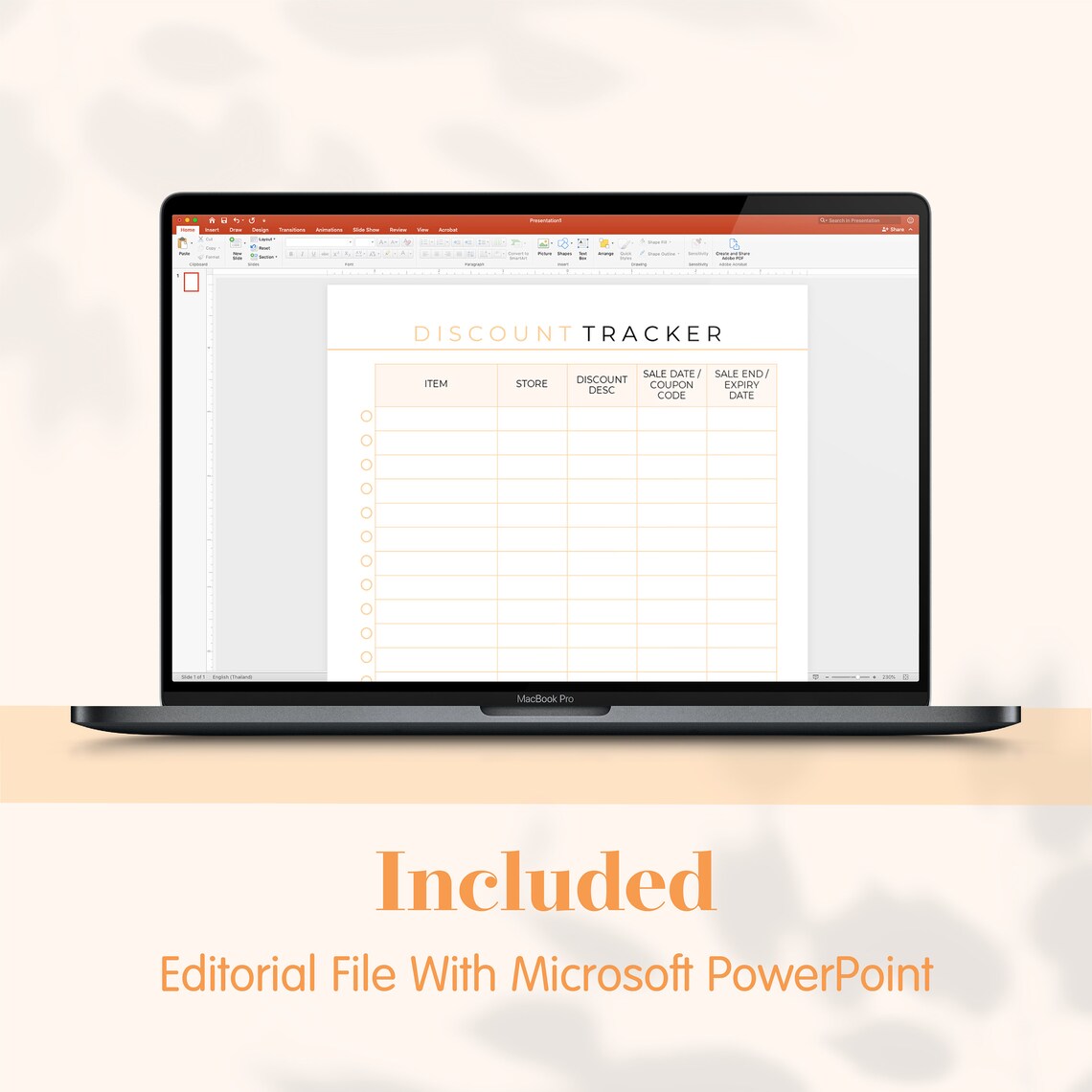 Discount Tracker Printable Template - KDP Interiors Editable, Printable ...