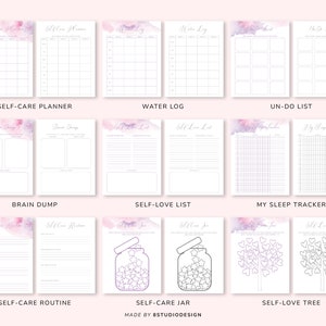 Self Love Journal - Planner Printable, Wellness Journal, Self Care ...
